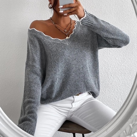 BellanBlue | Sweaters | Cozy Off Shoulder Oversized Sweater Top | Poshmark